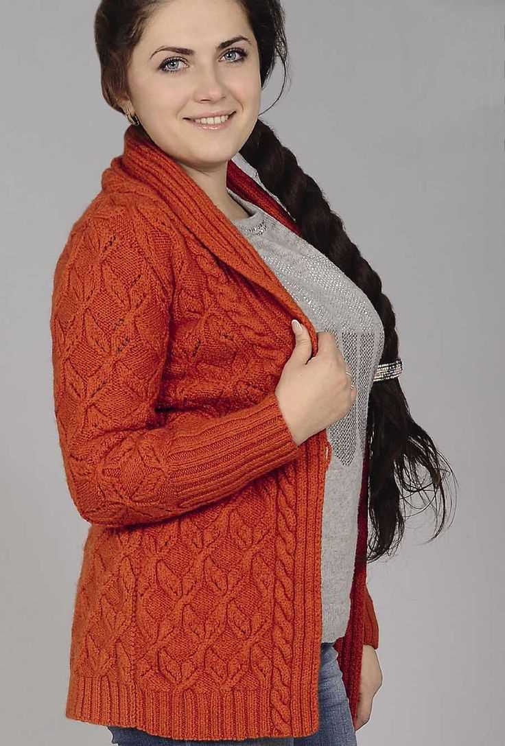 Cozy and stylish collar cardigan knitting pattern