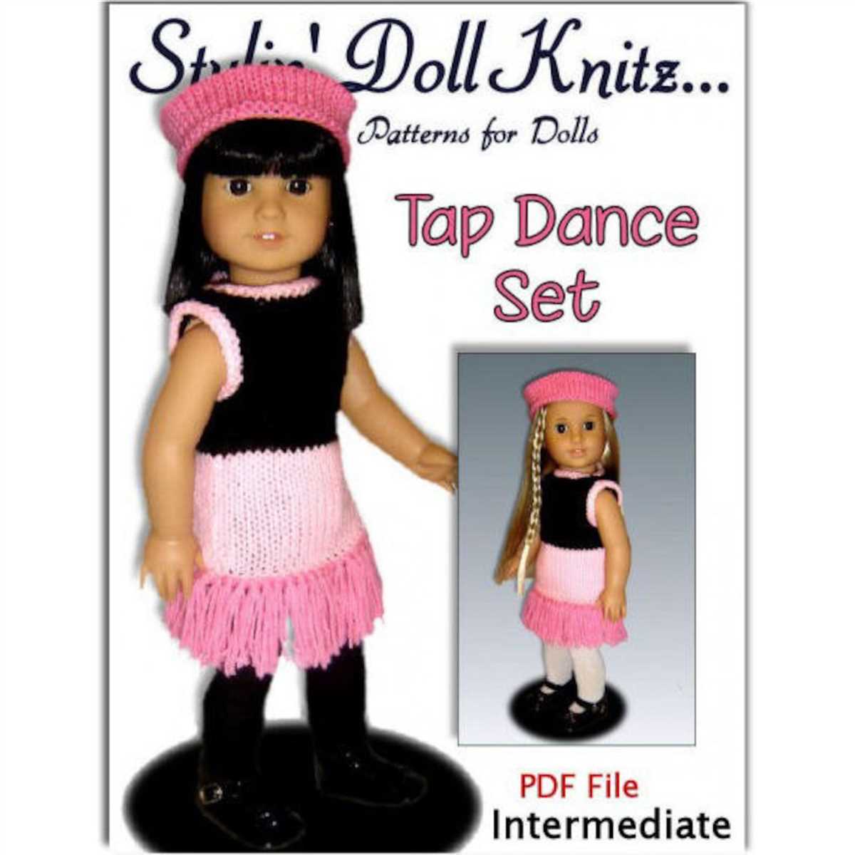 Knit trendy outfits for your 18 inch doll with this free pattern