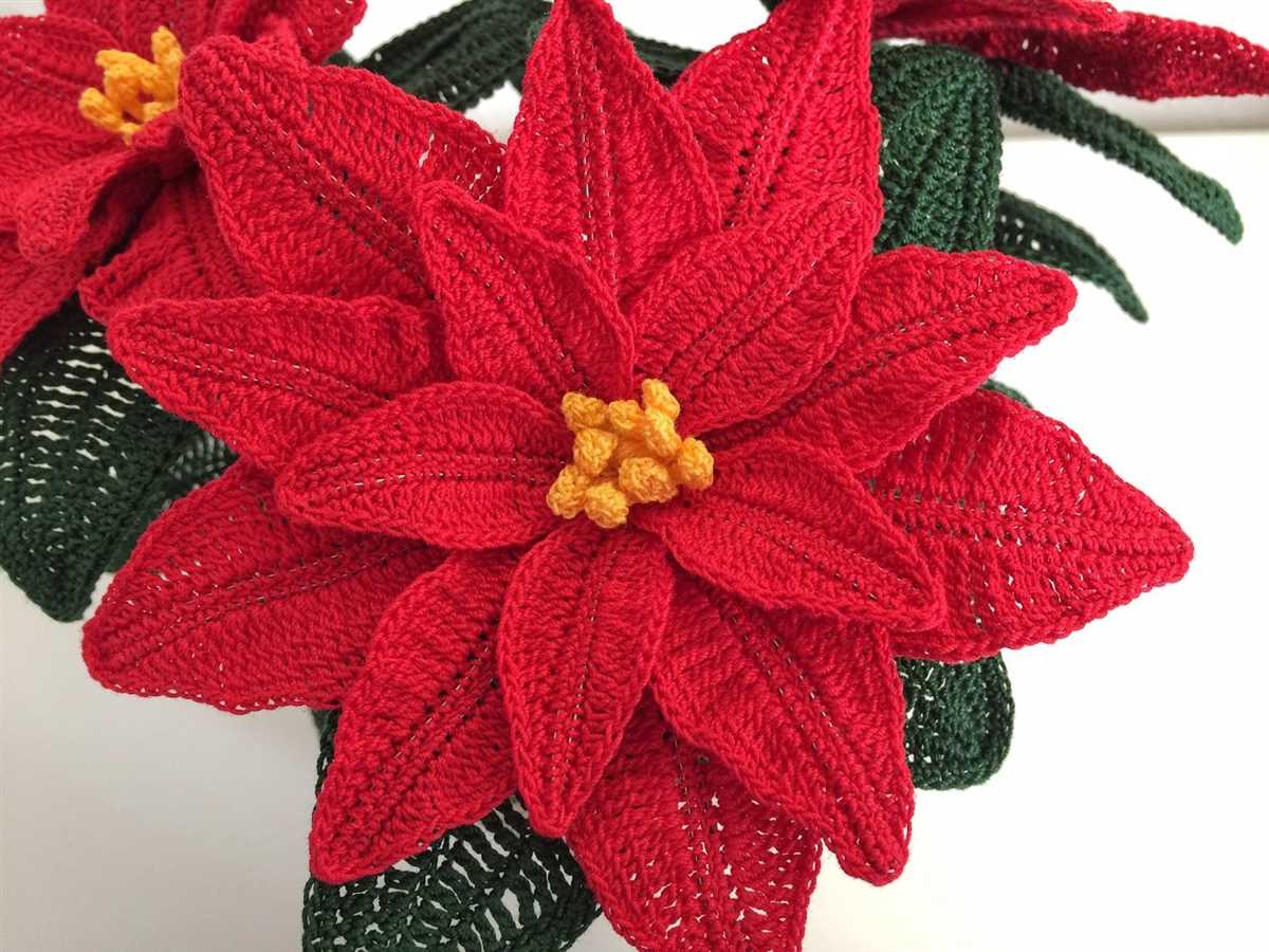 Festive Floral Crafts: Free Knitting Patterns for Christmas Flowers