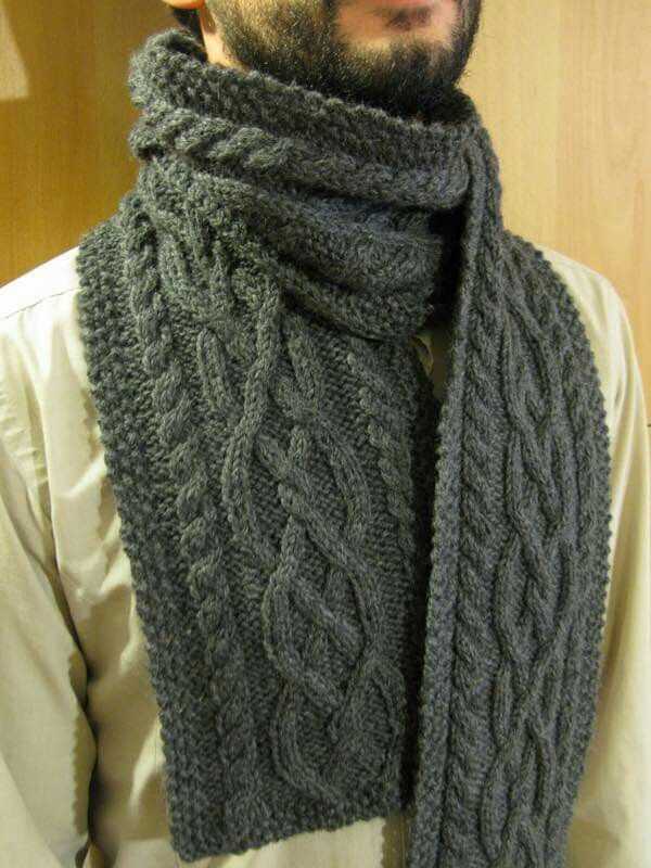 Stylish and Cozy Knitting Patterns for Men's Scarves