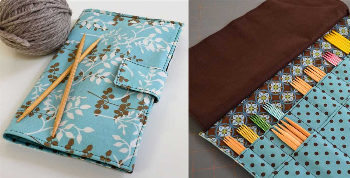 A Stylish Knitting Needle Roll Pattern for Organized Crafters