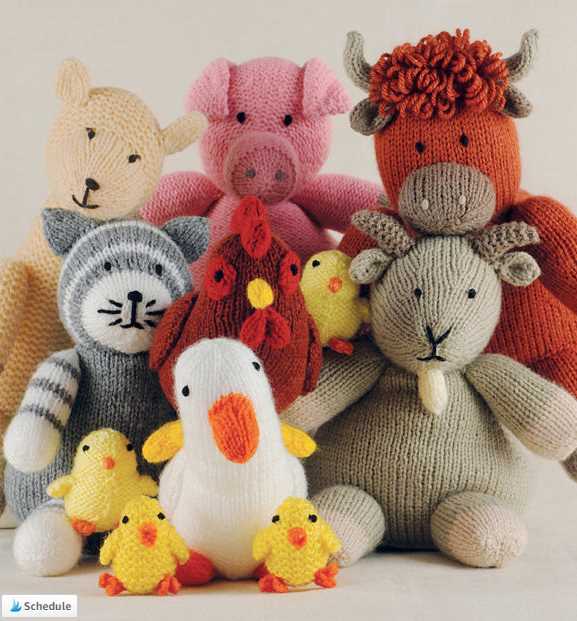Create adorable knitted toys with these free patterns
