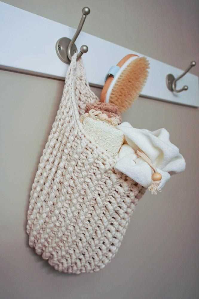 Cozy Knit Hanging Basket Pattern