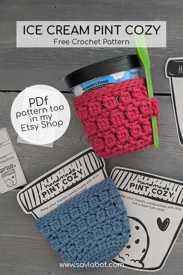 Cozy up your bowls with this fabulous knit pattern