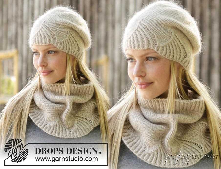 Knit a versatile hat and scarf combo with this all-in-one pattern