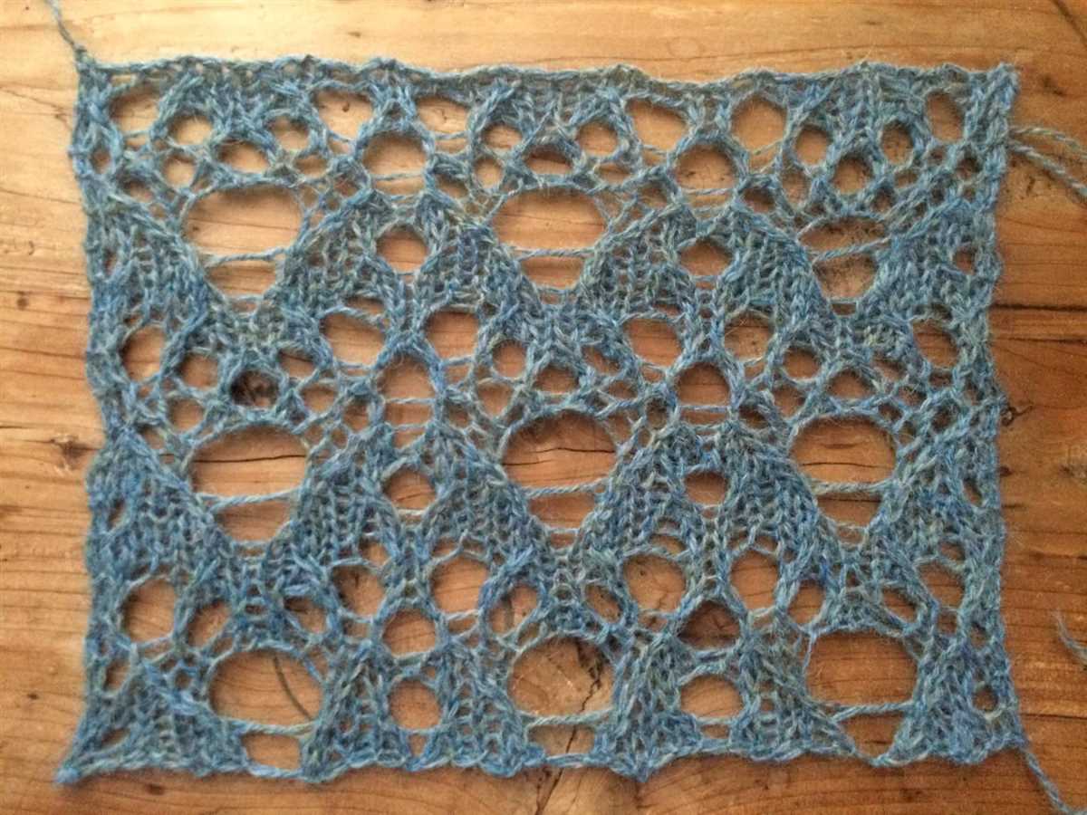 Unleashing the beauty of star lace knitting