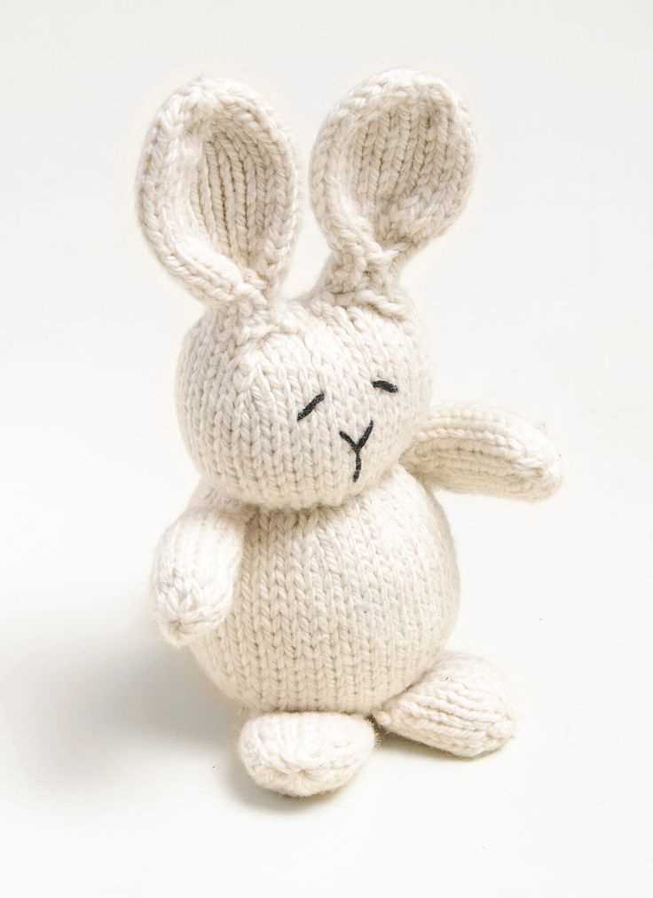 Cute bunny knitting pattern for free