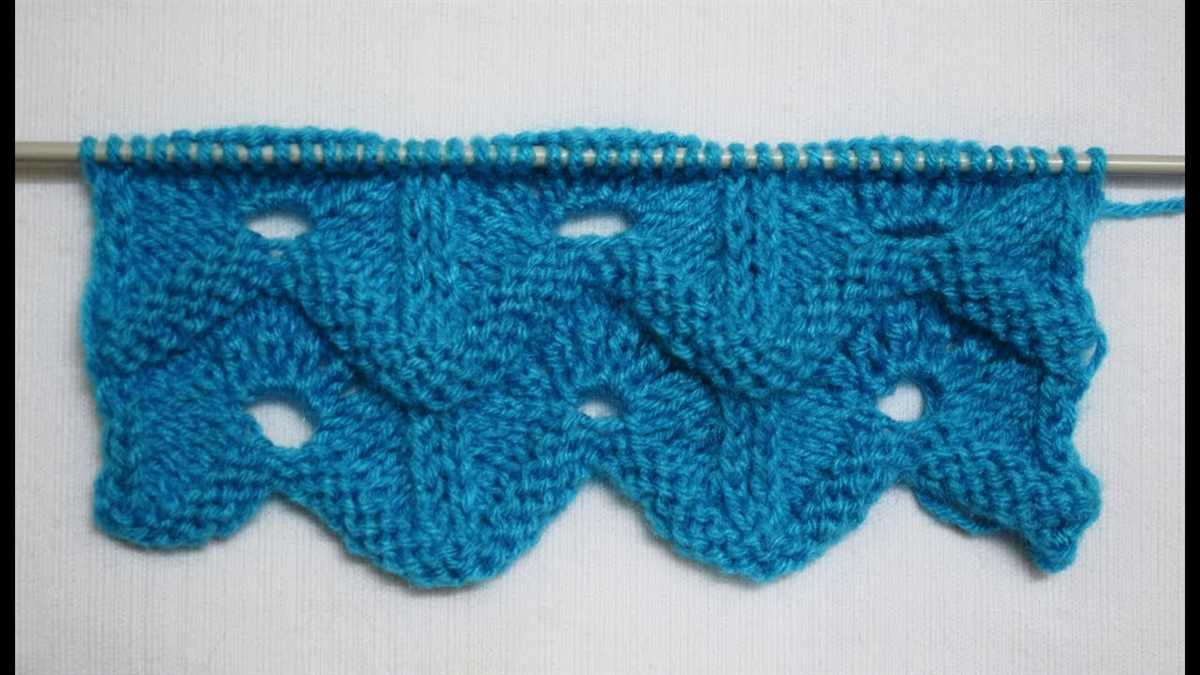 A Playful Twist: The Scalloped Knitting Pattern