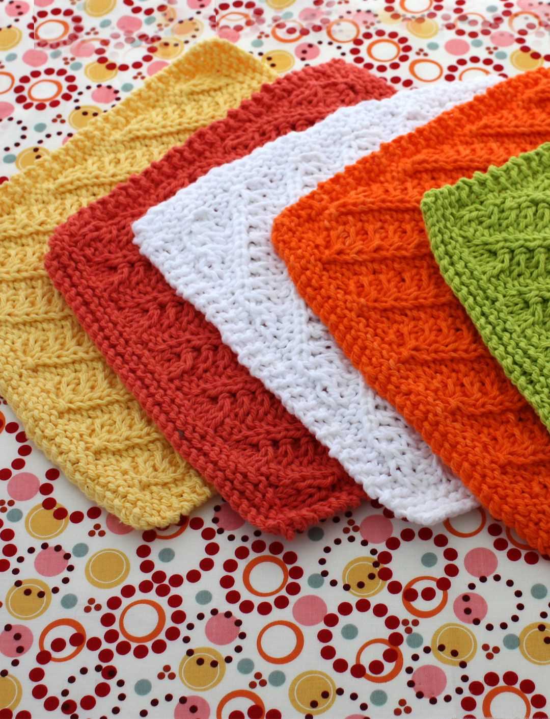 Easy Dishcloth Pattern Using the Knit Linen Stitch