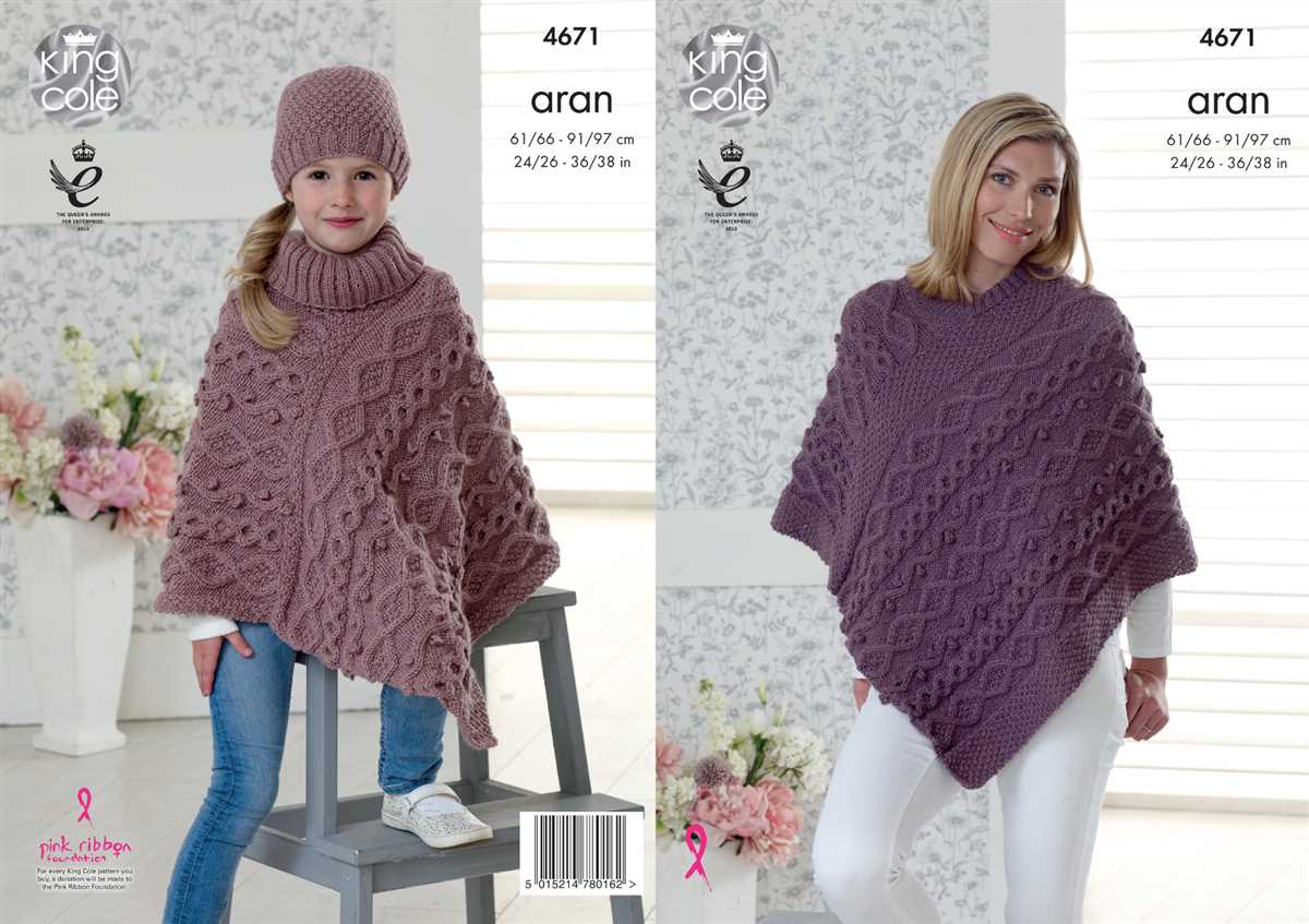 Stylish and Free: Knitting Patterns for Women's Ponchos