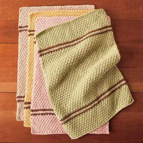 Easy Dishcloth Pattern Using the Knit Linen Stitch