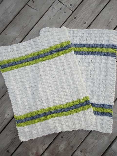 Explore these fabulous free knitting patterns for kitchen towels