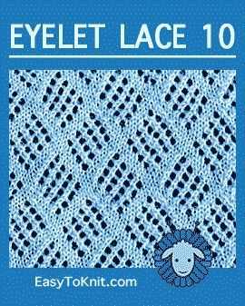 Simple Eyelet Knitting Pattern