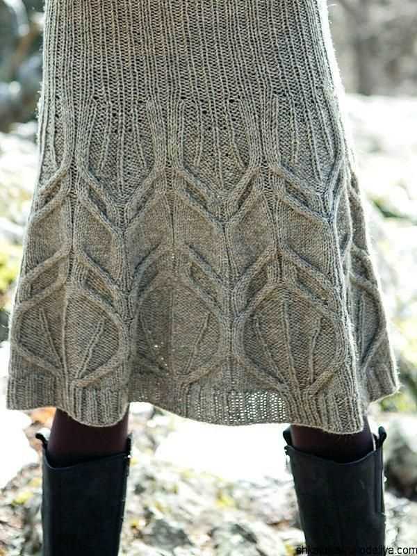 Unique Cable Knit Pattern for Your Christmas Tree Skirt