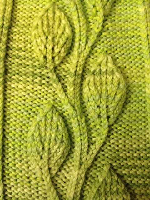 Leafy Knit: A Pattern to Add Organic Flair