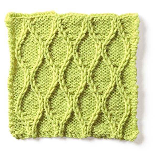 Easy Dishcloth Pattern Using the Knit Linen Stitch