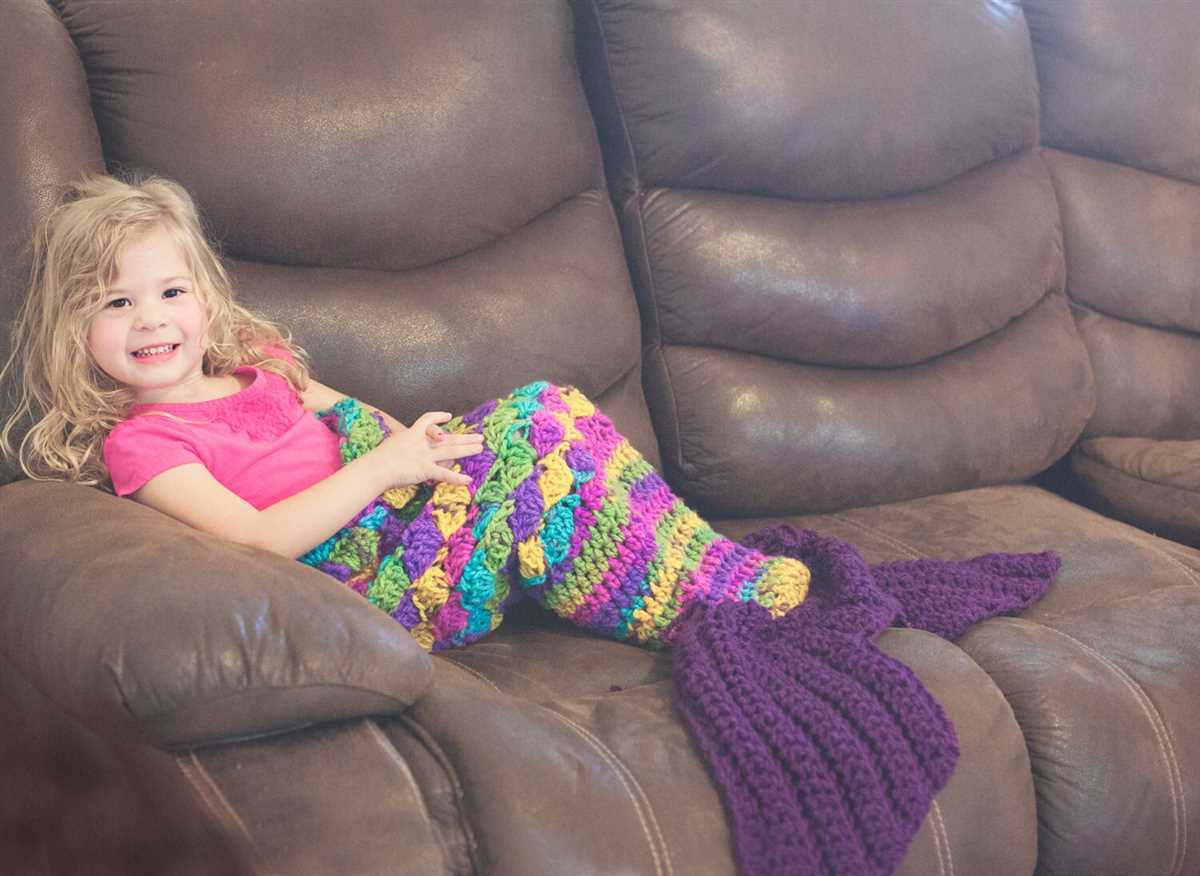 Cozy Up With a DIY Mermaid Tail Blanket: Knitting Pattern
