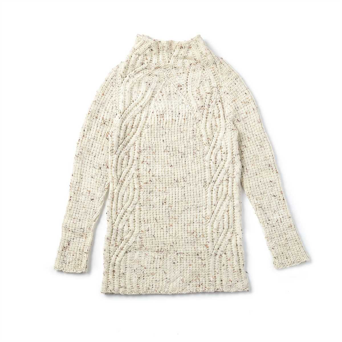 Cozy up this winter with a free knit sweater pattern