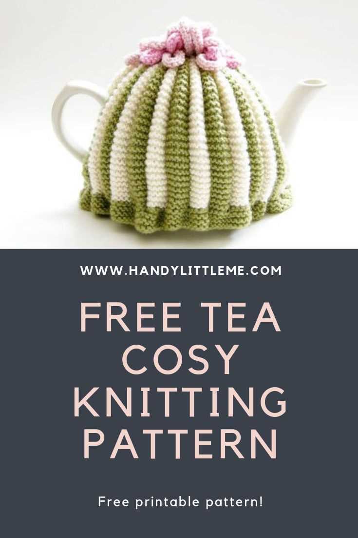 Cozy up your tea with this easy knitting pattern