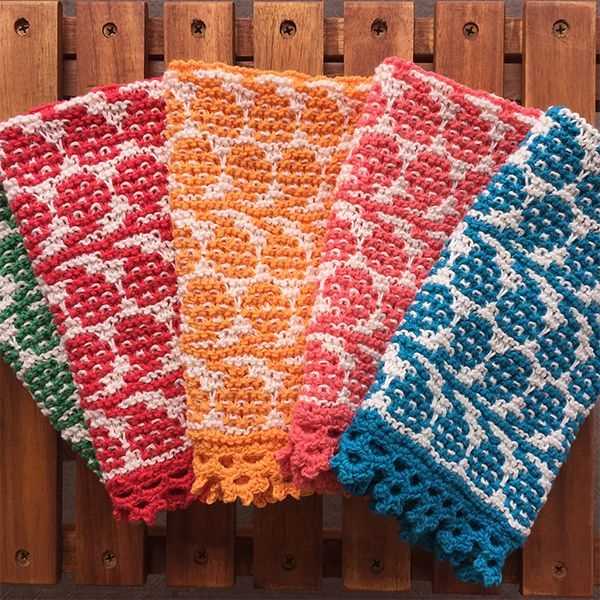 Easy Dishcloth Pattern Using the Knit Linen Stitch
