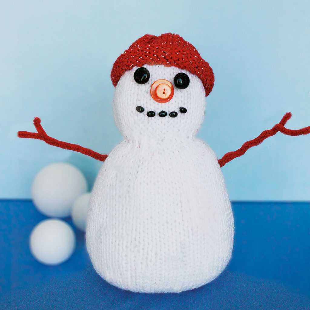 Cozy Winter Wear: Free Pattern for a Knitted Snowman Hat