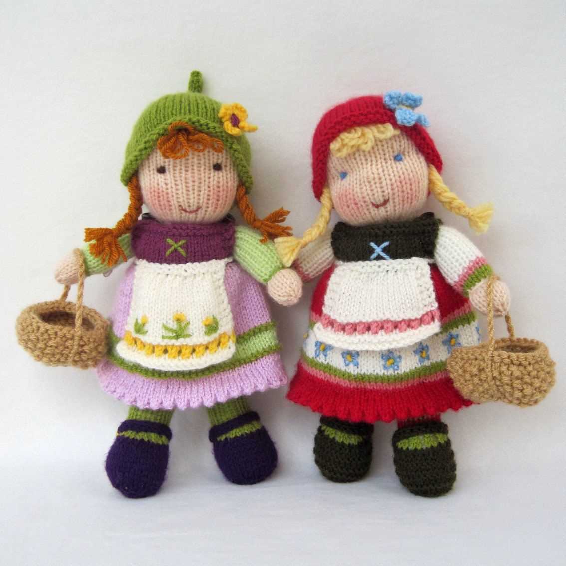 Free downloadable knitted doll patterns