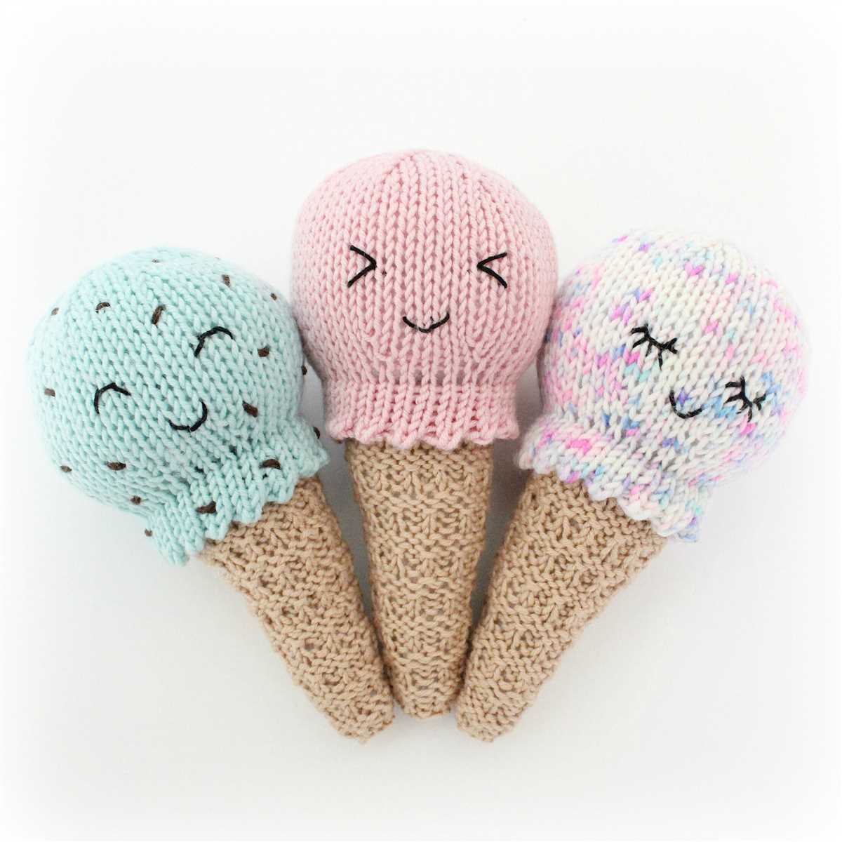 Get Your Free Knitted Ice Cream Cone Pattern Now