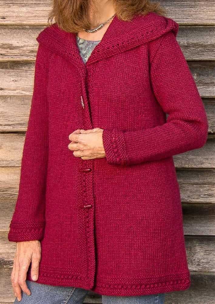Stylish and Unique Knit Coat Designs