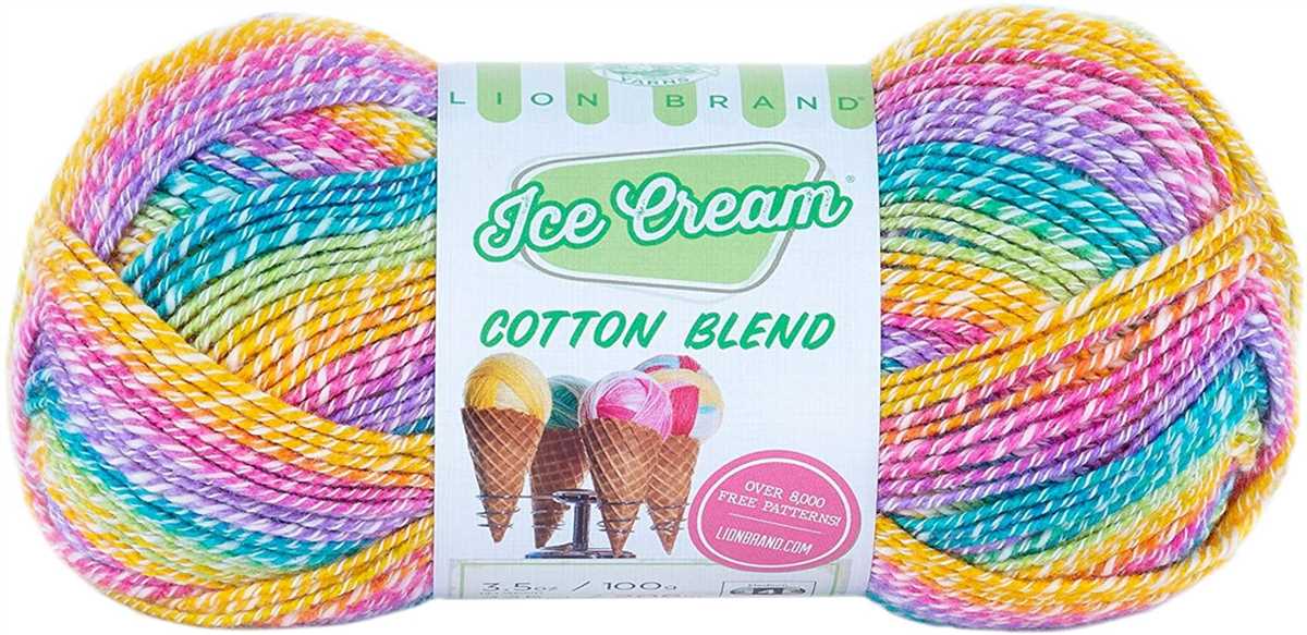 Luscious Knit Creations with Lion Brand Ice Cream Yarn