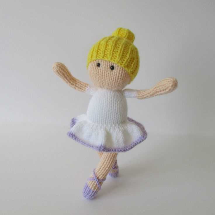 Cozy Ballet Buddy: Knitted Ballerina Doll Pattern