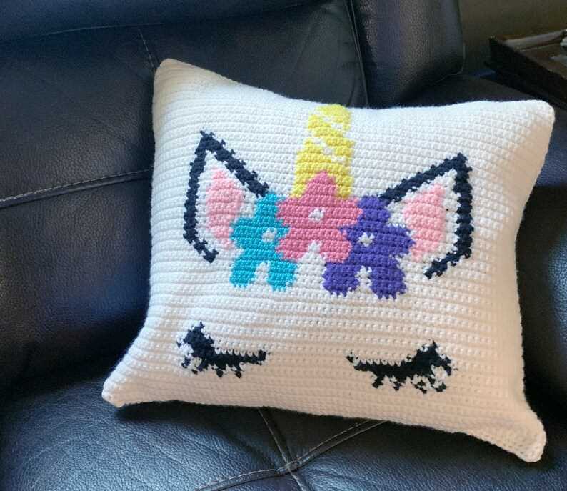 Make Your Own Magical Unicorn Cushion with Our Free Knitting Pattern