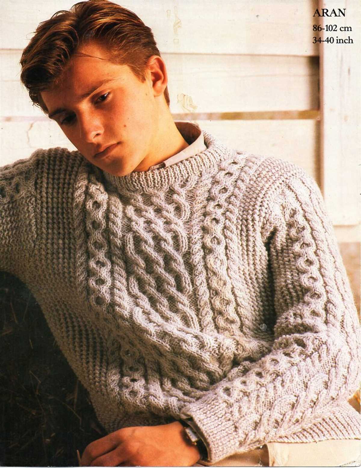 Stylish and Unique Knitting Patterns for Men - Aran Knitting Designs
