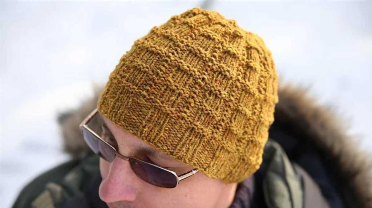 Easy and Stylish Men's Beanie Knitting Pattern (Free Download)