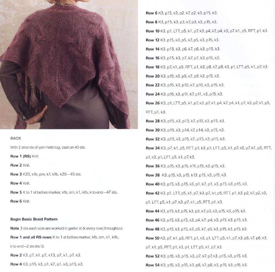 Cozy Mohair Shawl: Make with this Knitting Pattern