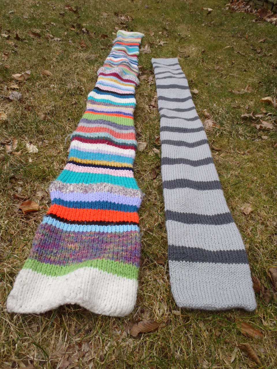 Knit a Reversible Striped Scarf with this Pattern