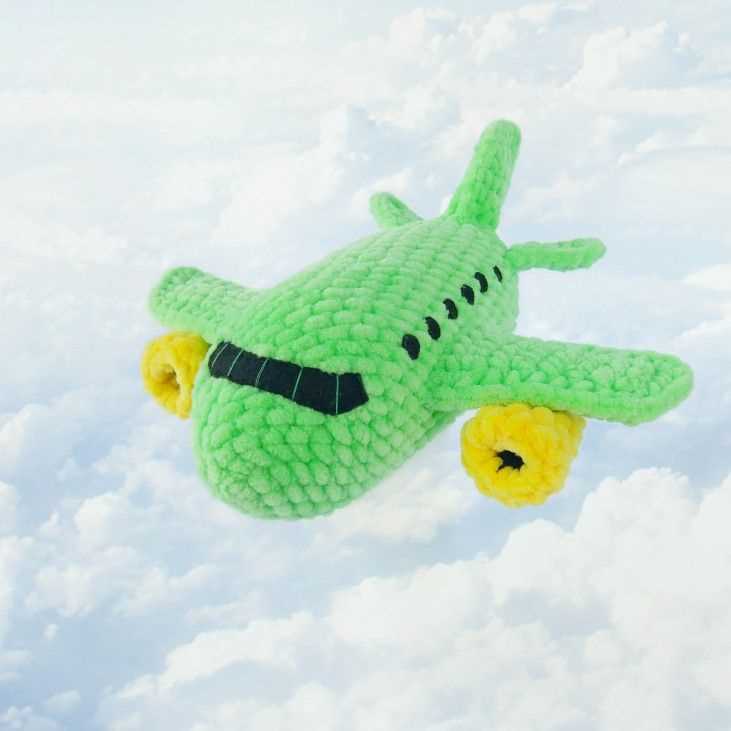 Unique Knitted Airplane Pattern for Crafty Creators