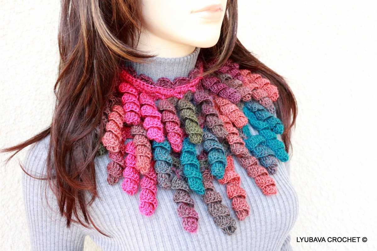 Colorful Scarf Knitting Pattern
