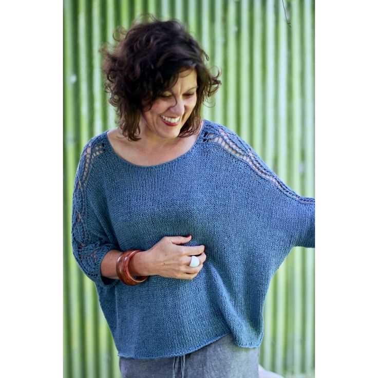 Effortless Big and Beautiful Knit Sweater Pattern