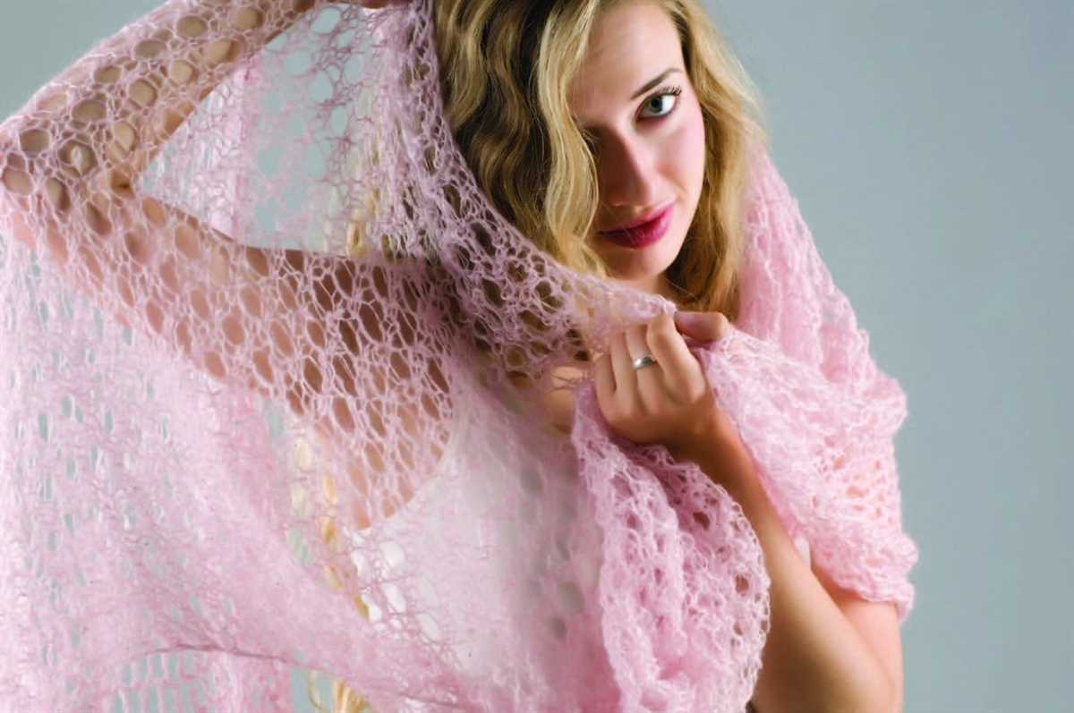 Cozy Mohair Shawl: Make with this Knitting Pattern
