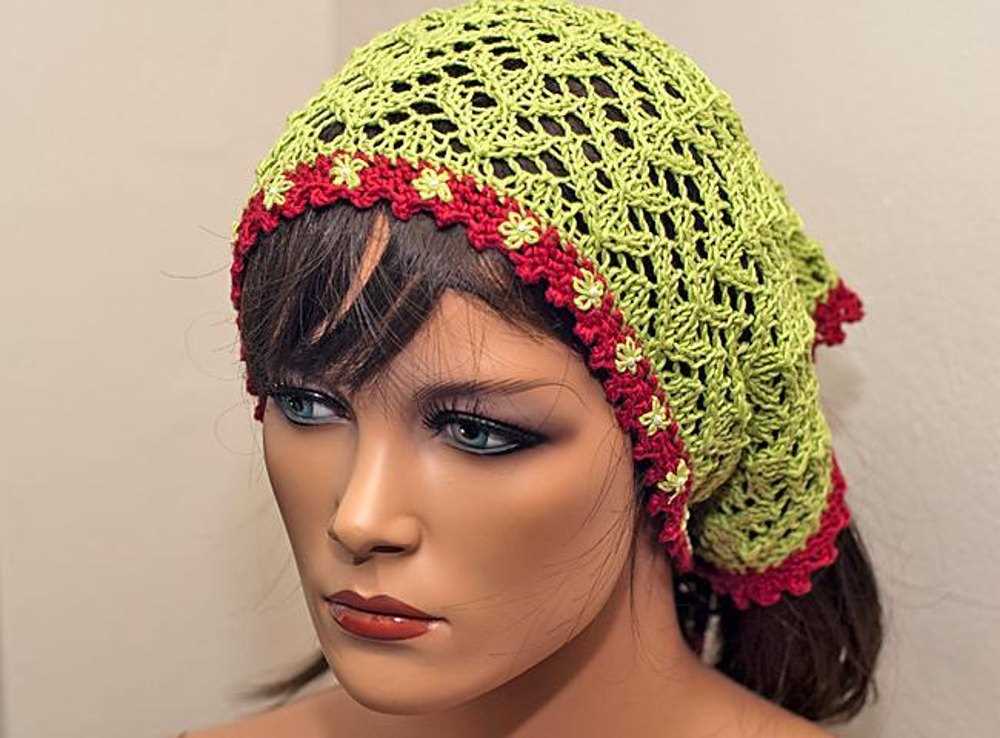 Stylish and unique kerchief knitting pattern