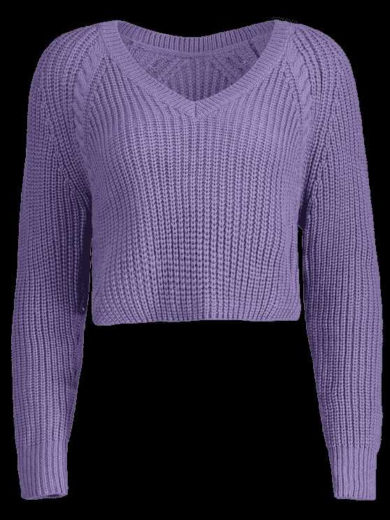 Stylish Knit Crop Sweater: A Perfect Pattern for Winter
