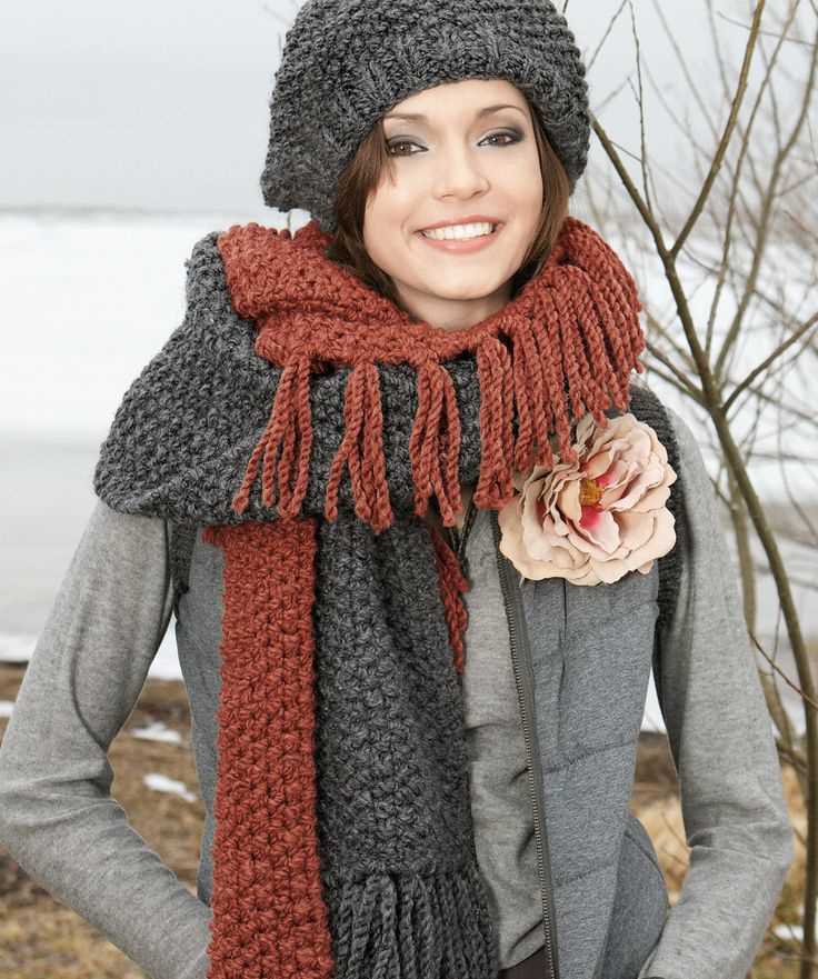 Knit a versatile hat and scarf combo with this all-in-one pattern