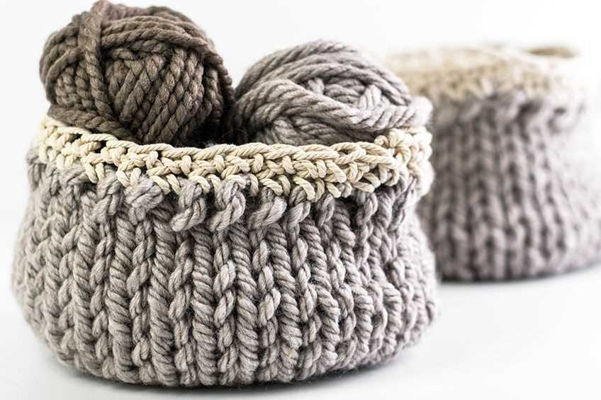 Unique Knitted Basket Patterns to Add a Touch of Style to Your Home