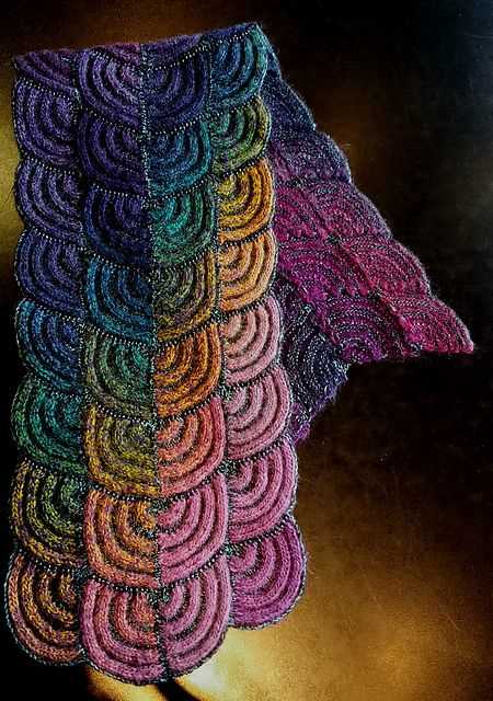 Create a Magical Dragon Shawl with This Knitting Pattern