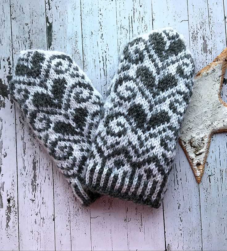 Traditional Norwegian Mittens: A Knitting Pattern