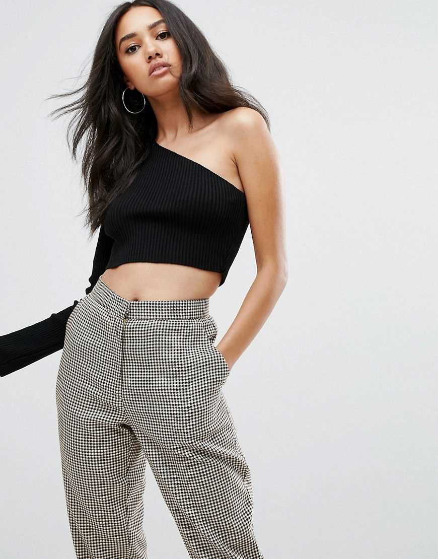 Unique Knit One Shoulder Top Pattern