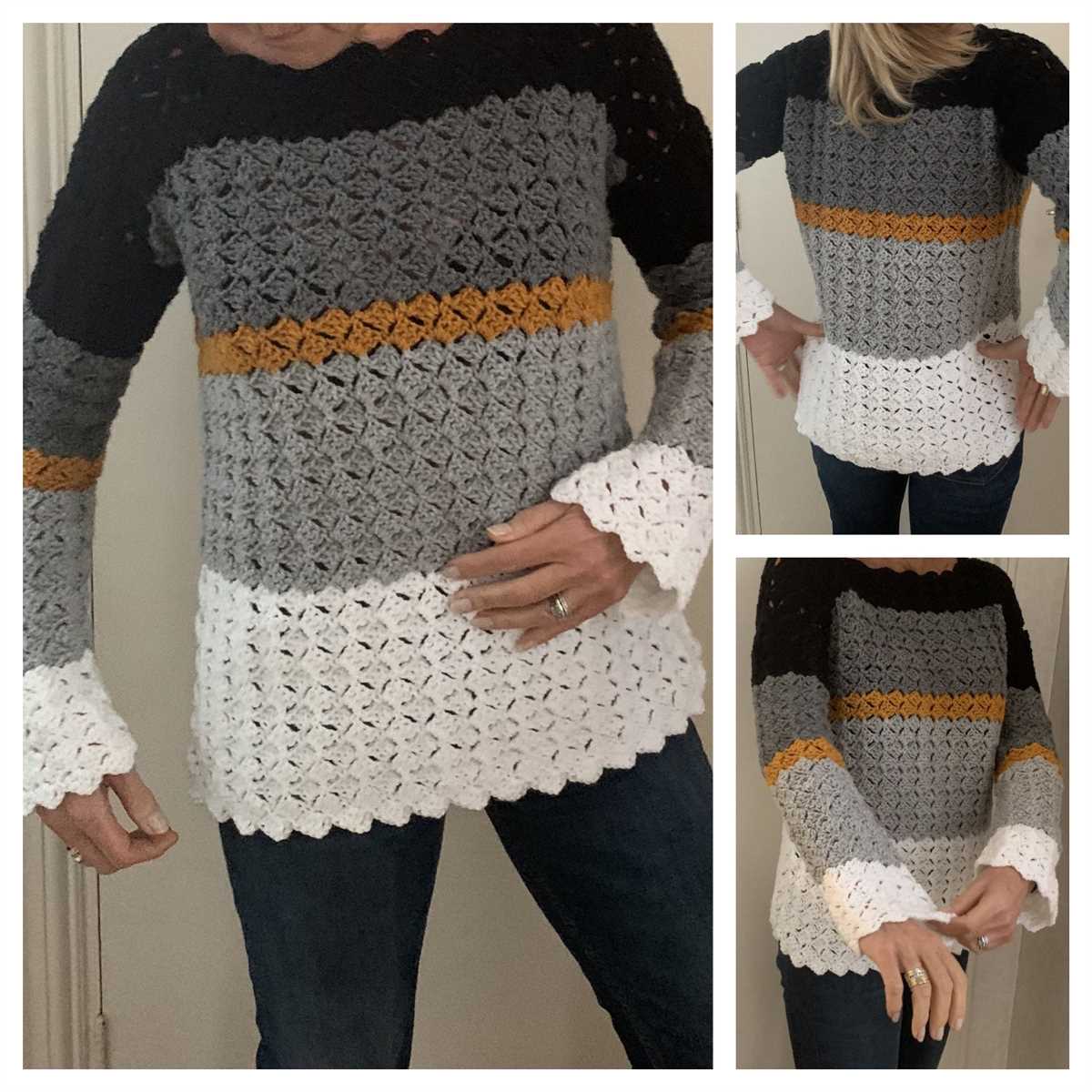 Simple and Stylish Square Sweater Knitting Pattern