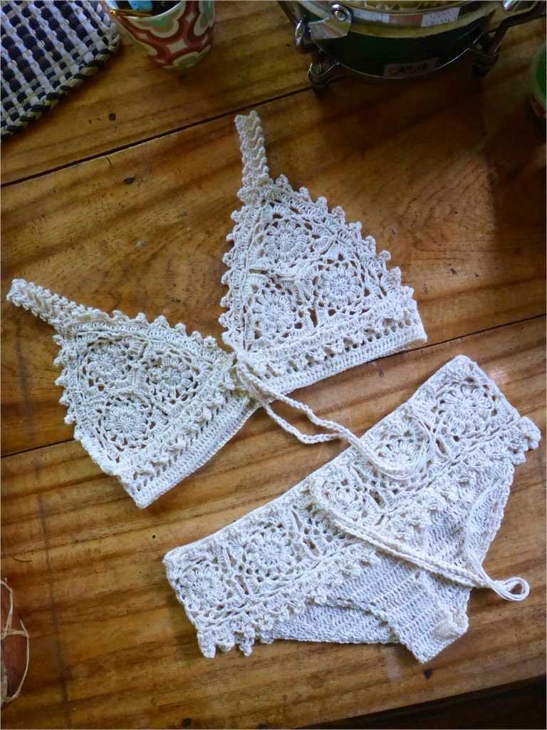 Stylish and Easy-to-Make Knit Bikini Pattern for Free