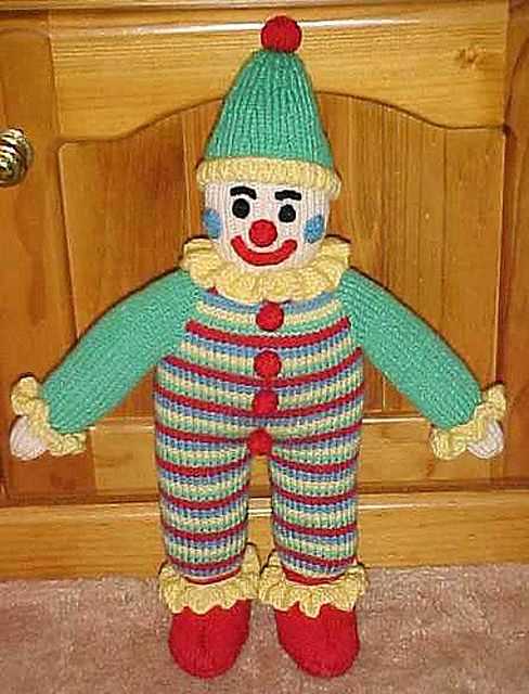 Unique knitting patterns for Aussie jeans toy