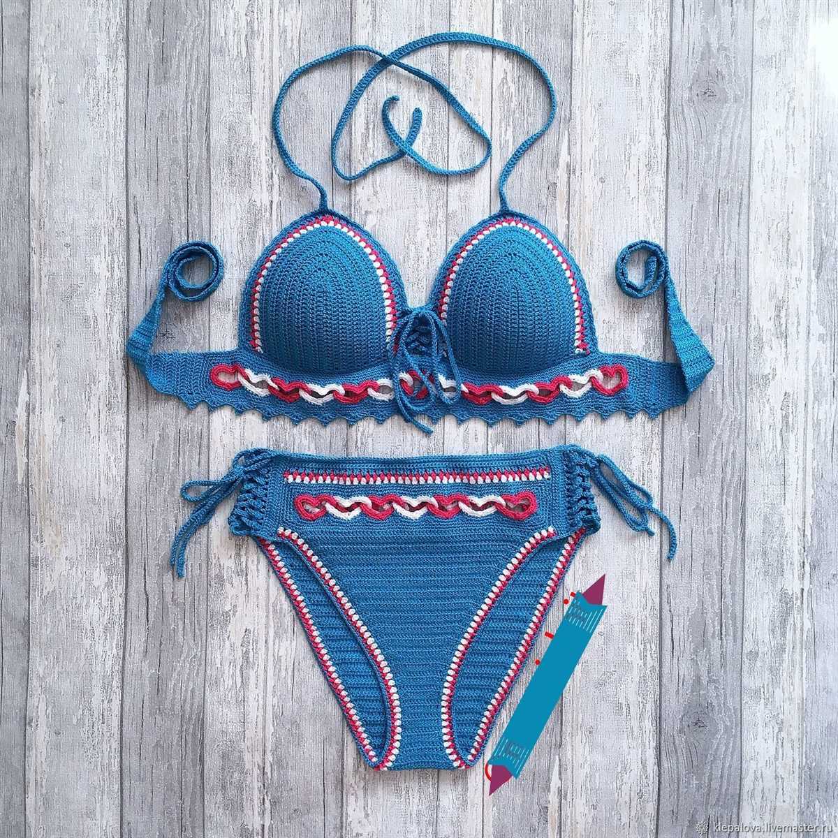 Stylish and Easy-to-Make Knit Bikini Pattern for Free